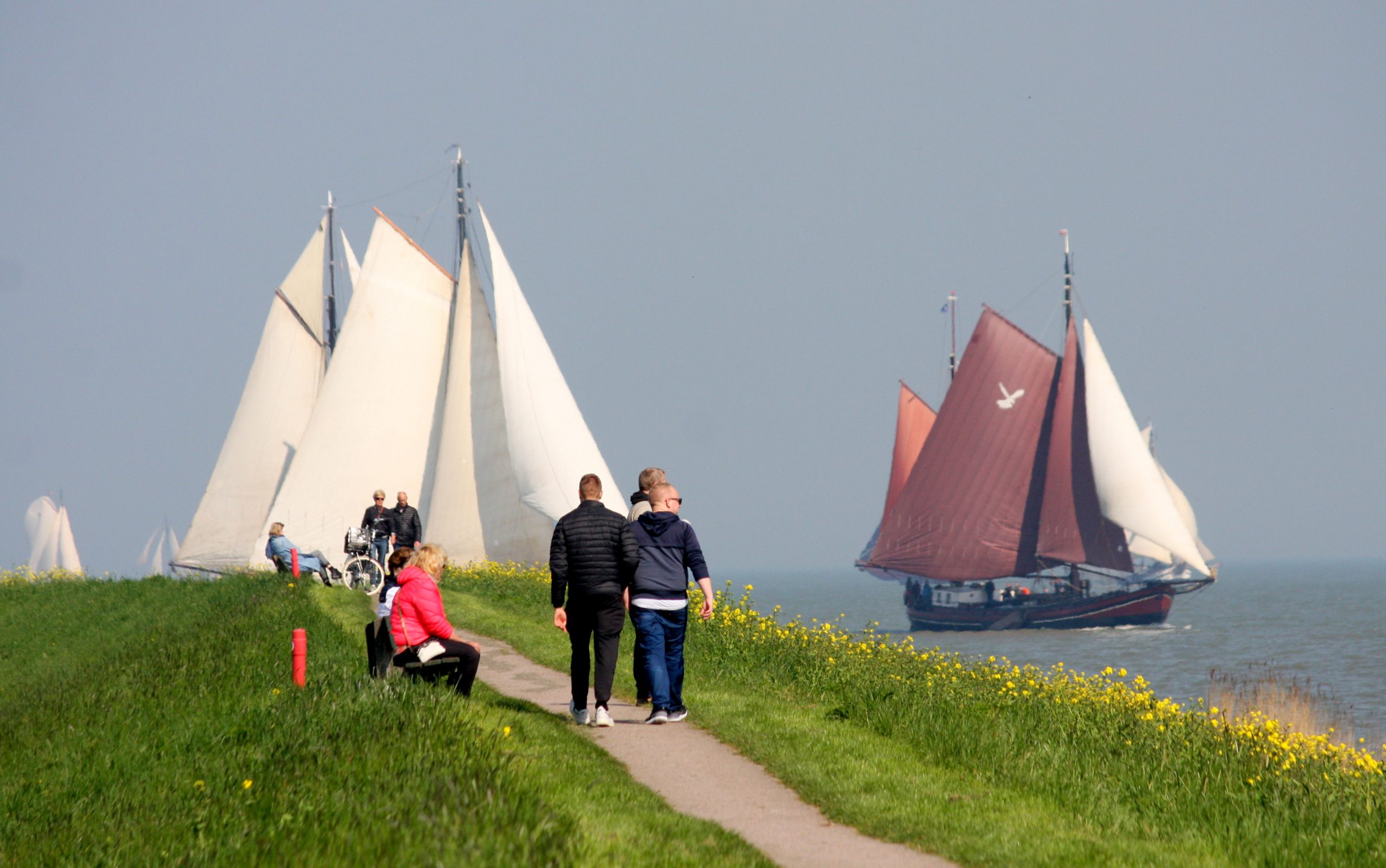 Uitkijk over het Markermeer - Nieuw-Volendam