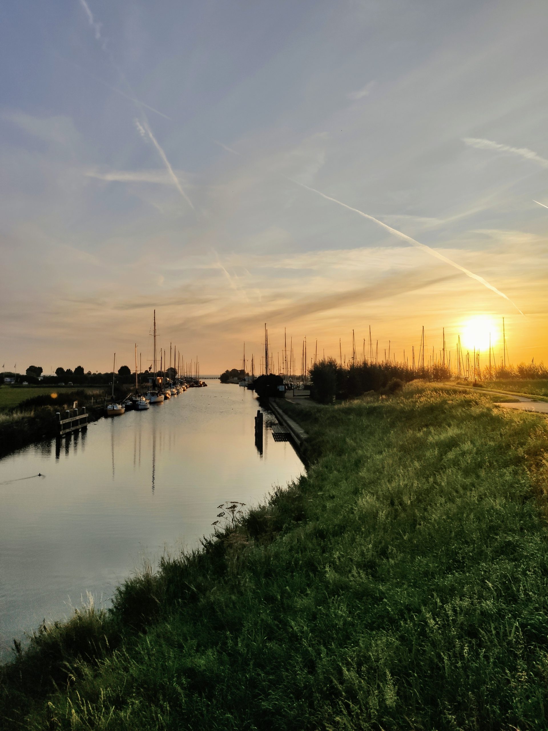 Zonsopgang bij sluis Edam - Nieuw-Volendam