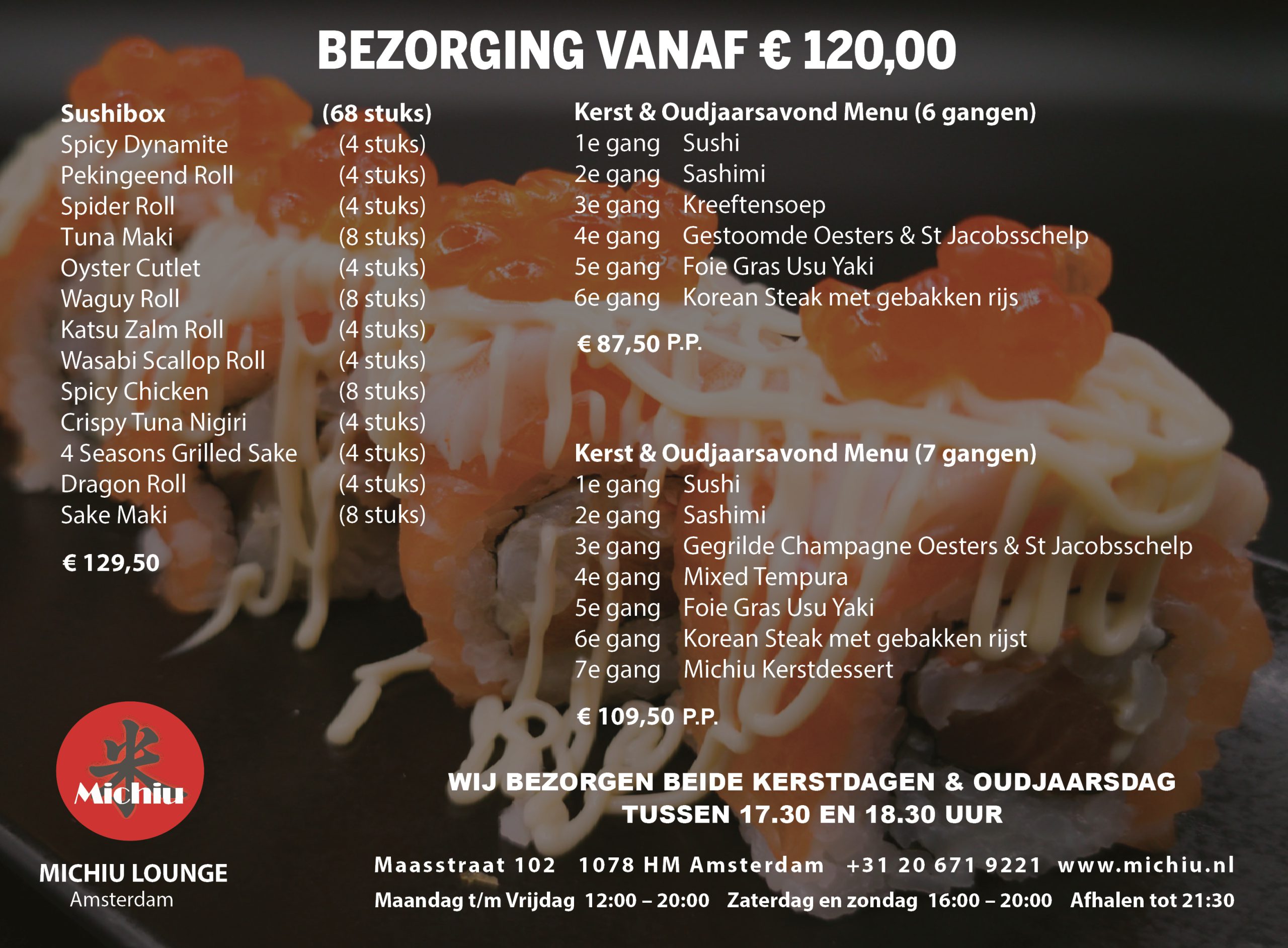 Michiu Voor uw ultieme sushi beleving. - Nieuw-Volendam