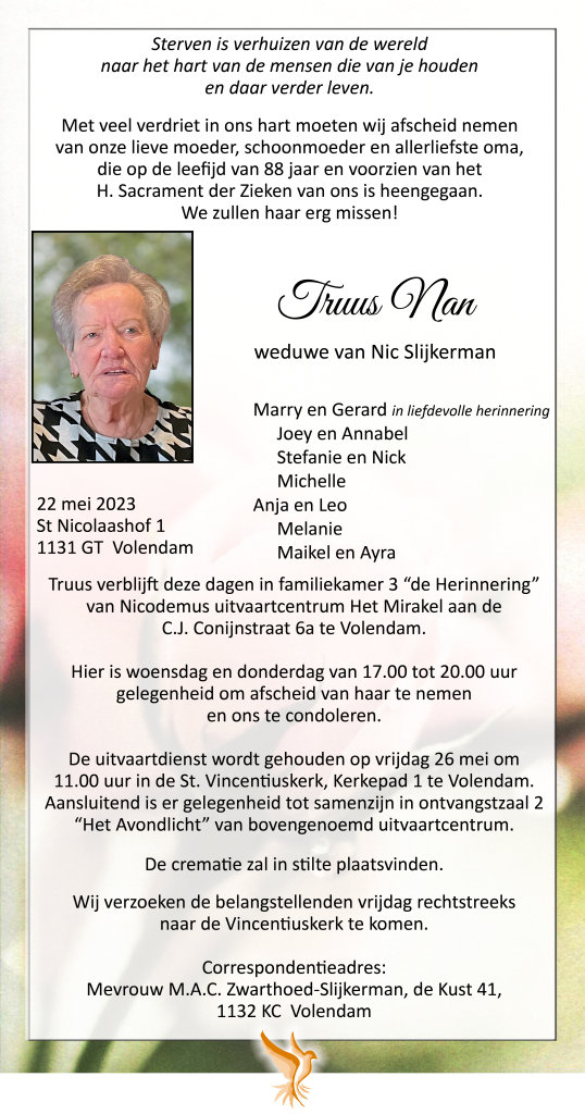 Mevr. T. Nan - Nieuw-Volendam