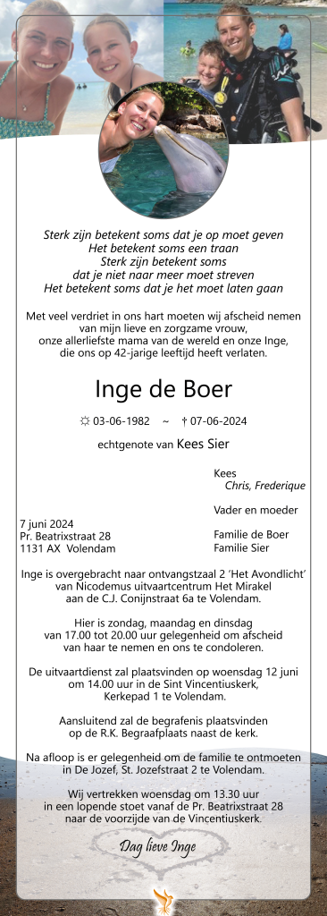 Mevr. I. de Boer - Nieuw-Volendam