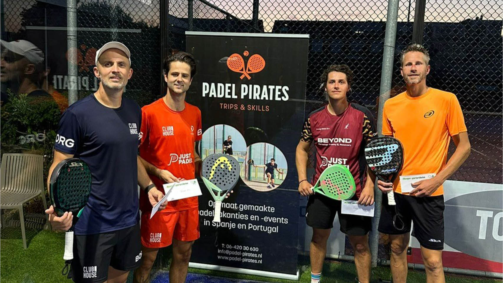 Spannende wedstrijden bij Padel Pirates P250 Toernooi op TPV Dijkzicht ...