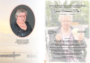 Mevr. G. Veerman - Nieuw-Volendam